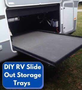 DIY RV Slide Out Storage Trays - 7 Easy Plans - The Fun Outdoors